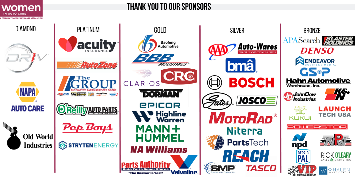 Women in Auto Care Sponsorships | Auto Care
